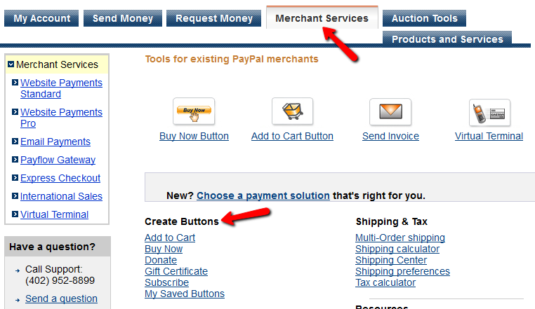 Paypal Hosted Buy Buttons